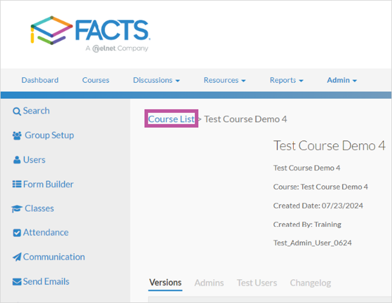 How to Copy a Course in Course Builder – Help Center - FACTS Faith