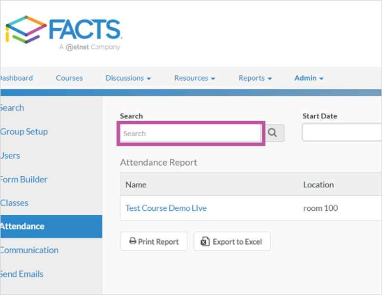 How to Add Attendance for Users enrolled in a Live/Combo class – Help Center - FACTS Faith