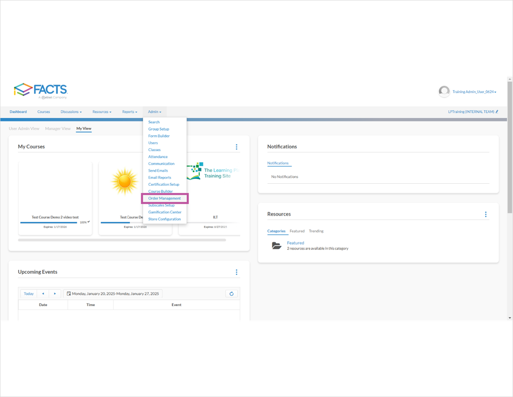 How to View Store Order Management List – Help Center - FACTS Faith