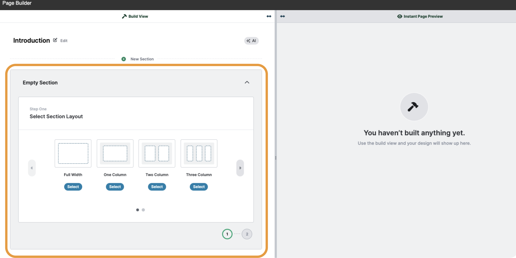 How to Build a Page in Page Builder Activity (Overview) – Help Center ...