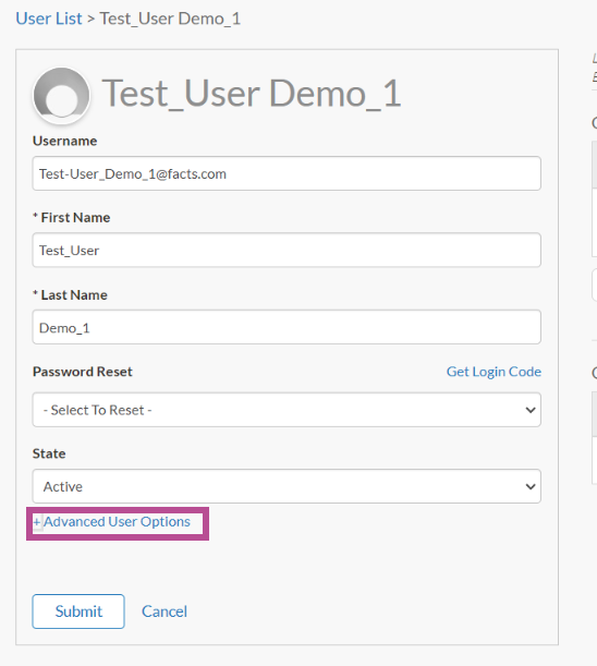 How to Edit a User from the User Details Page – Help Center - FACTS Faith