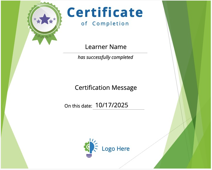 How to add a Custom Certification Template – Help Center - FACTS Faith